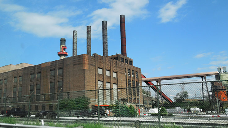 Cleveland power plant undergoing demolition - Construction & Demolition ...