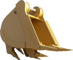 RR Rock Ripping Excavator Buckets - Construction & Demolition Recycling