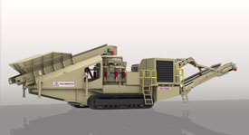 Telsmith Introduces Tel-Trax Model TC52SBS Track-Mounted Cone Crushing ...